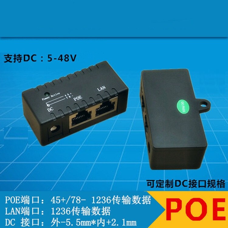RJ45 POE Injector Power over Ethernet Switch Power... – Grandado
