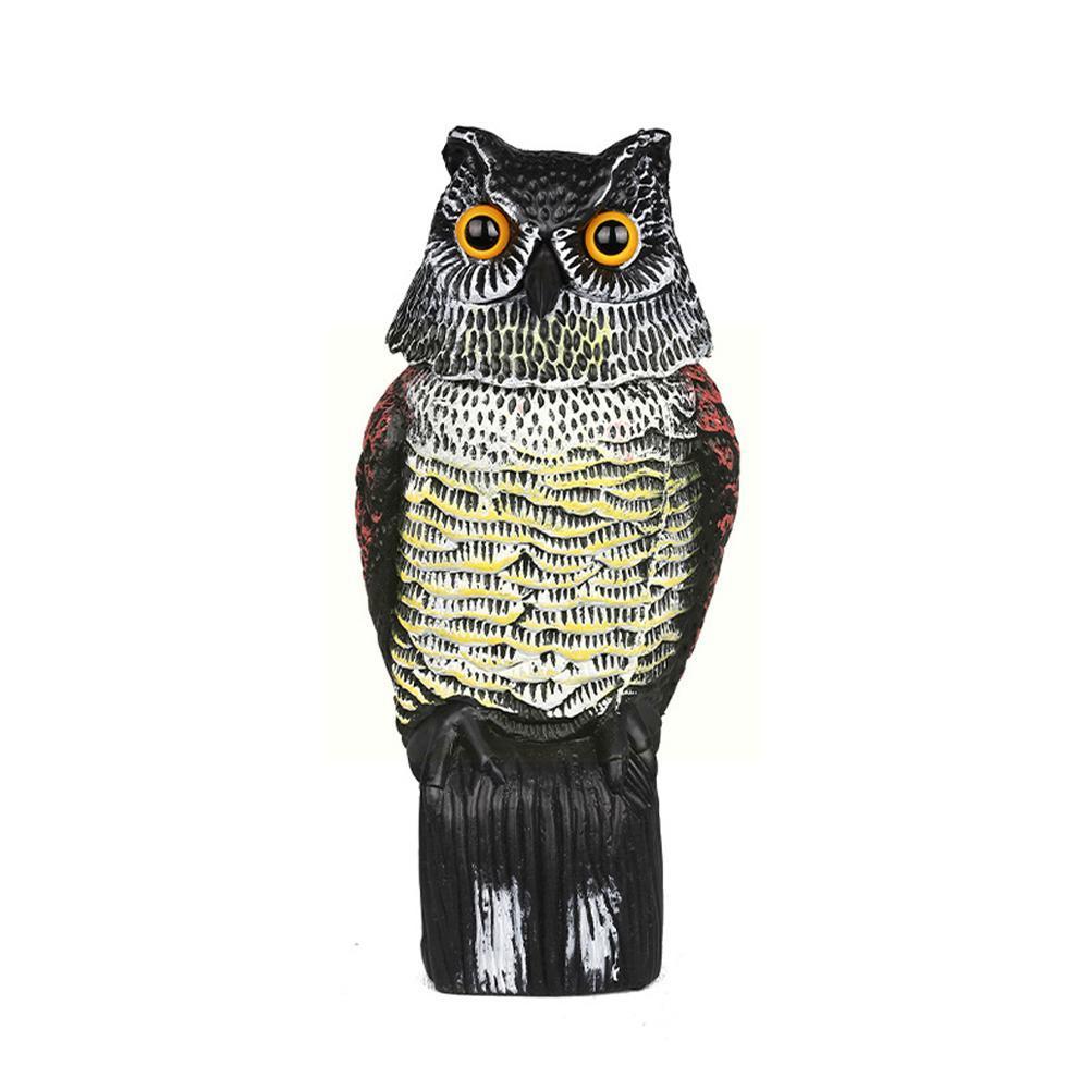 Realistic Bird Scarer Rotating Owl Prowler Decoy R... – Grandado