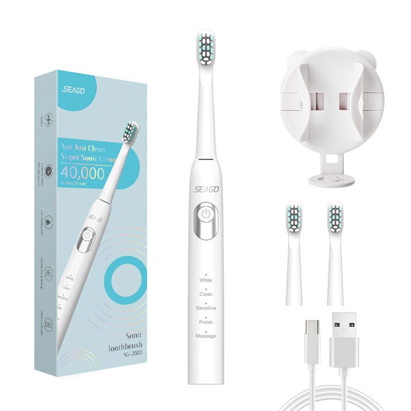 Seago Electric Toothbrush Type C USB Rechargeable ... – Vicedeal