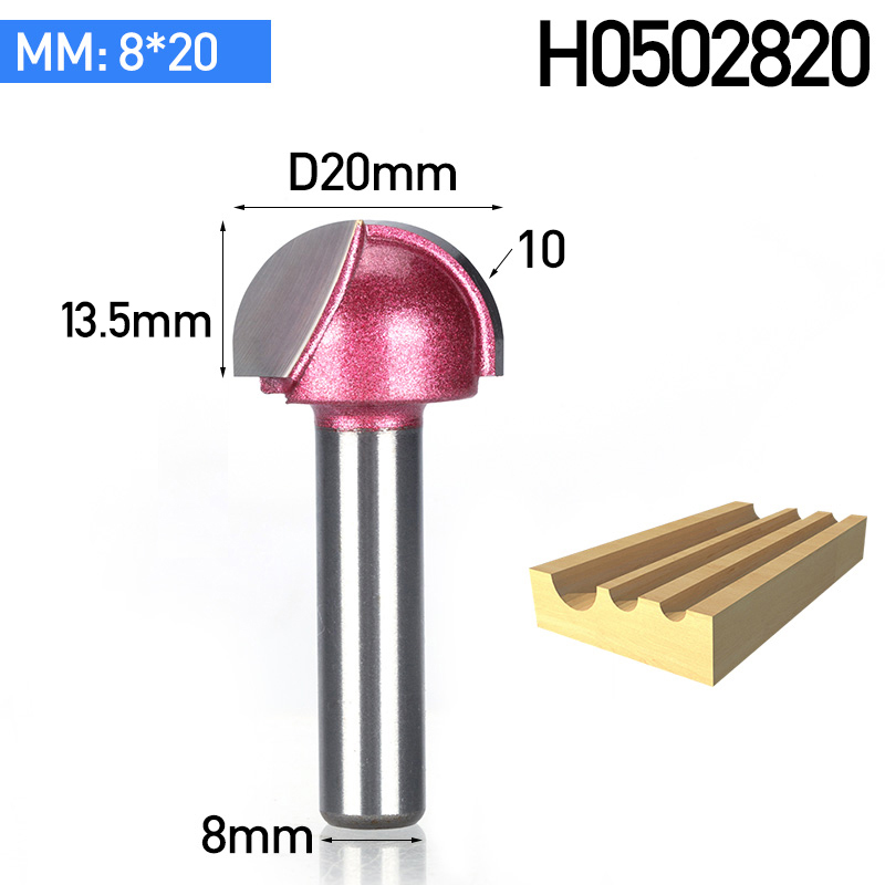 HUHAO 1pc Shank 8mm Radius Round Grooving Cove Box... – Grandado