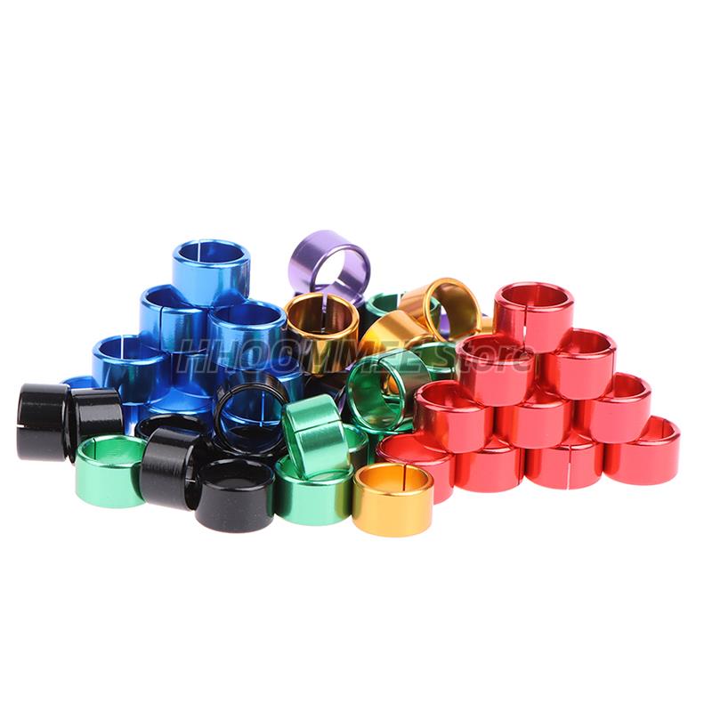 6 Colors Pet Bird Rings 8mm 8mm Aluminium Birds Ri... – Grandado