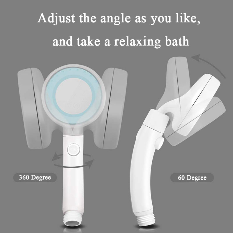 ZhangJi Bathroom 360 Degree Rotatable Shower Head ... – Grandado