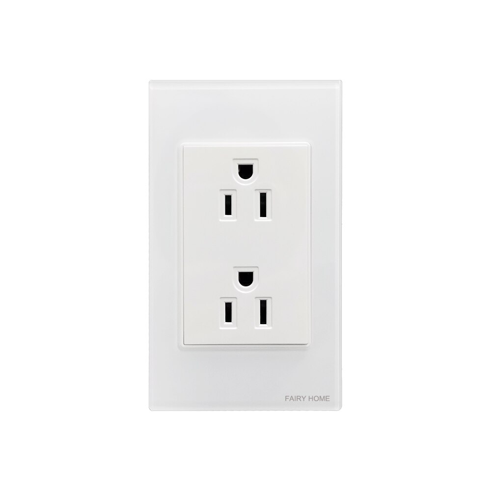 Luxury 2.5D Crystal Glass Panel Wall Socket Multi ... – Grandado