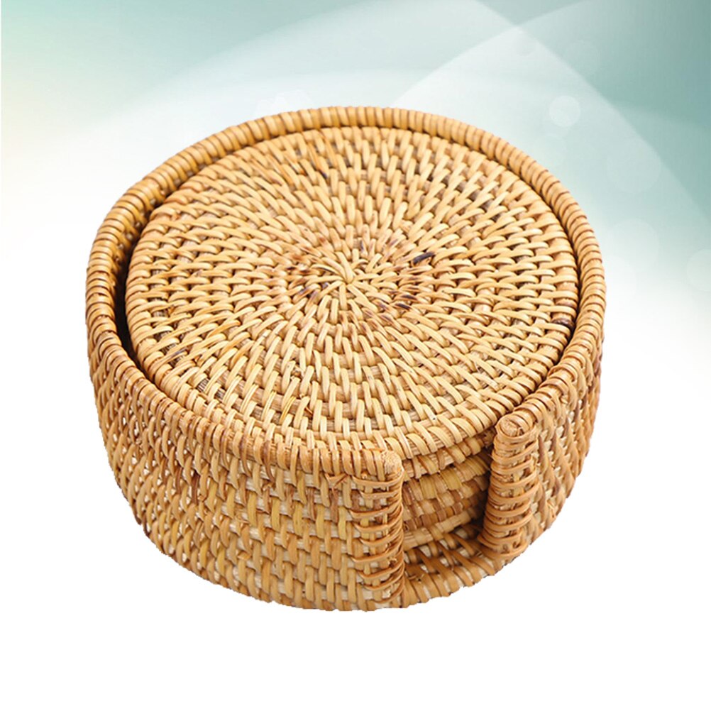6pcs Rattan Coasters Vietnamese Style Cup Bowl Pad... – Vicedeal