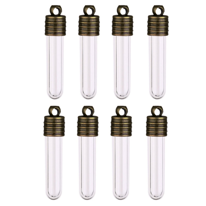 Fantasy Small Tiny Transparent Clear Glass Tube Wi... – Vicedeal