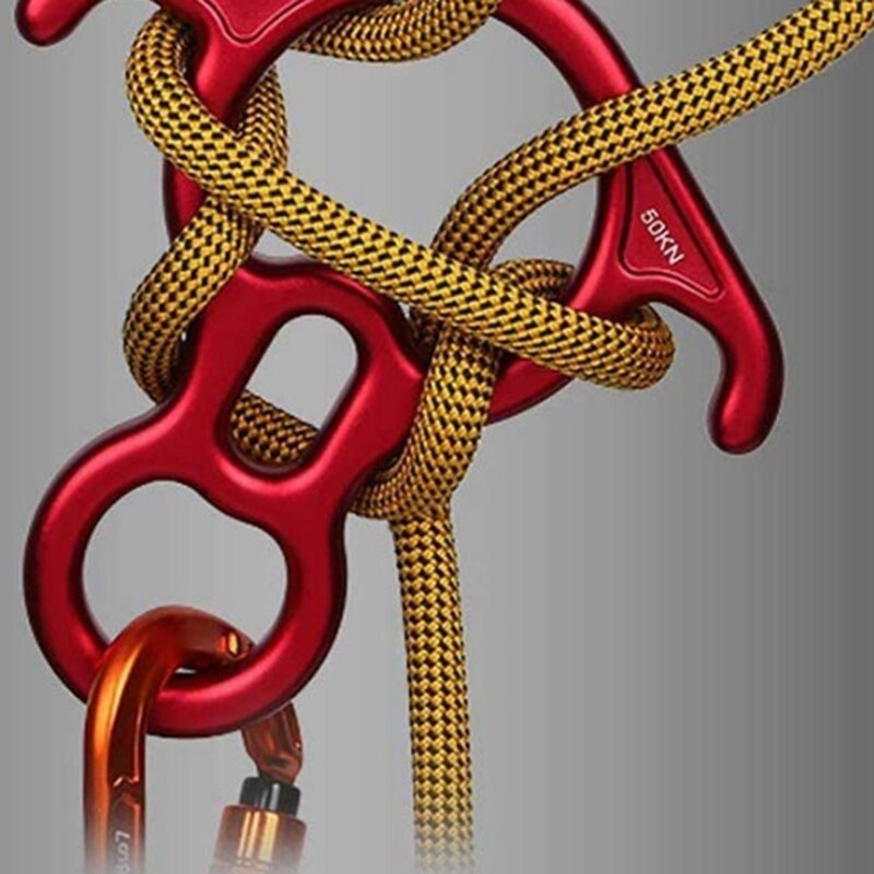 50KN Figure 8 Descender, Descender Gear with Bent ... – Grandado