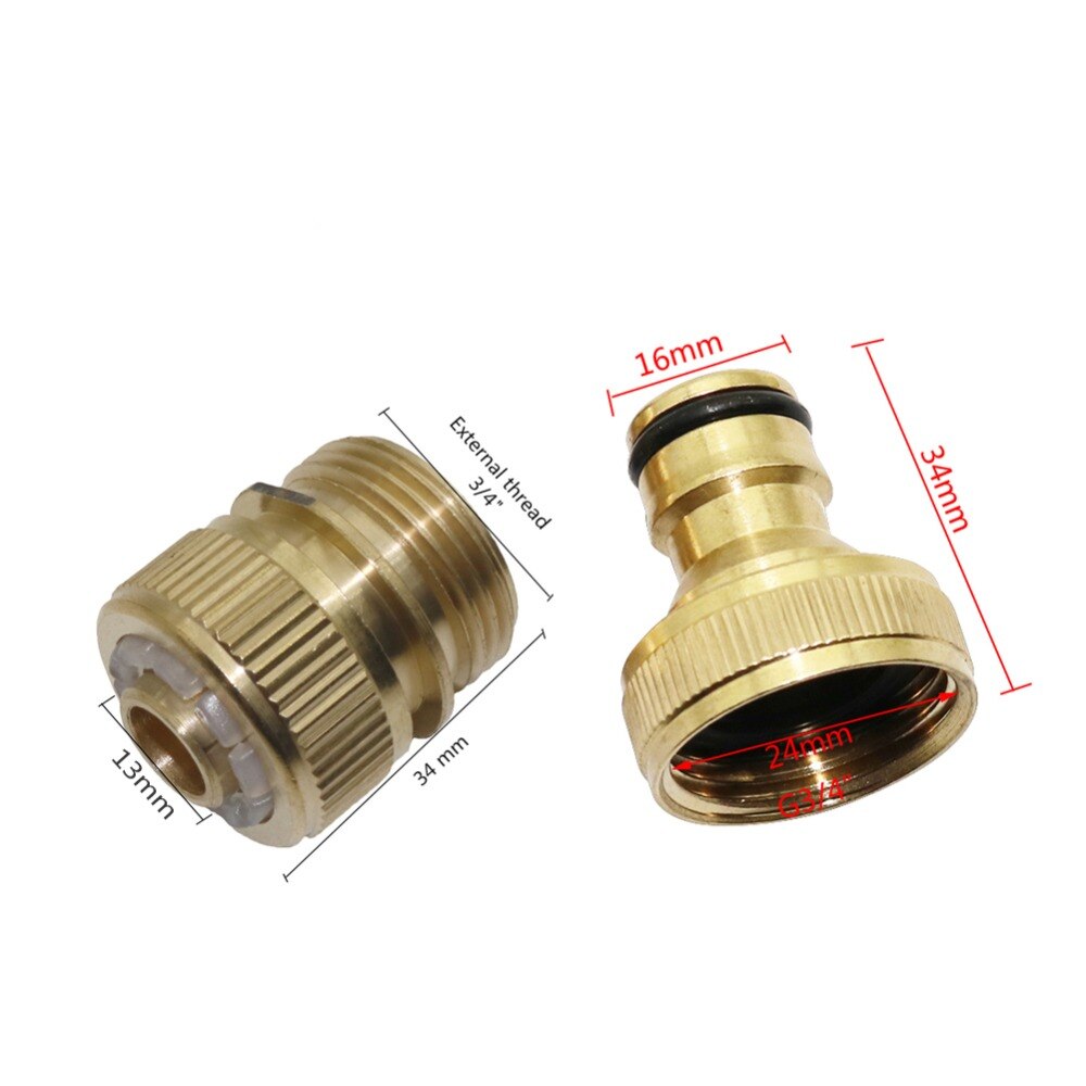 Brass 3/4" Female thread Quick Connectors and... – Grandado