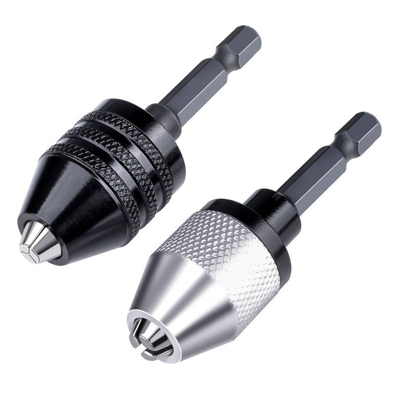 2PCS 0.3-6.5mm Keyless Drill Chuck Conversion Tool... – Grandado