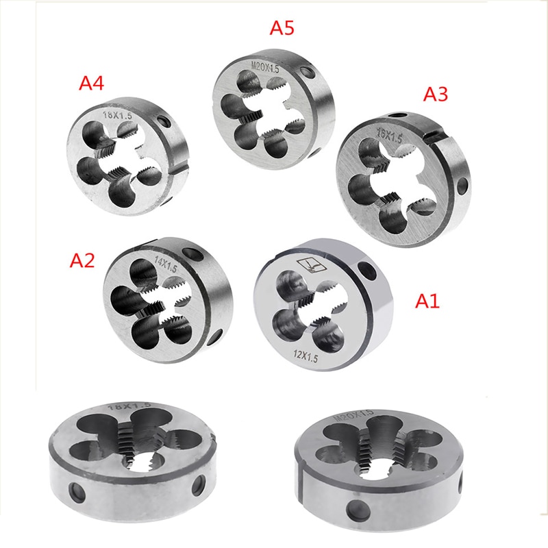 5 Sizes M12 M14 M16 M18 M20 HSS Machine Right Hand... – Grandado