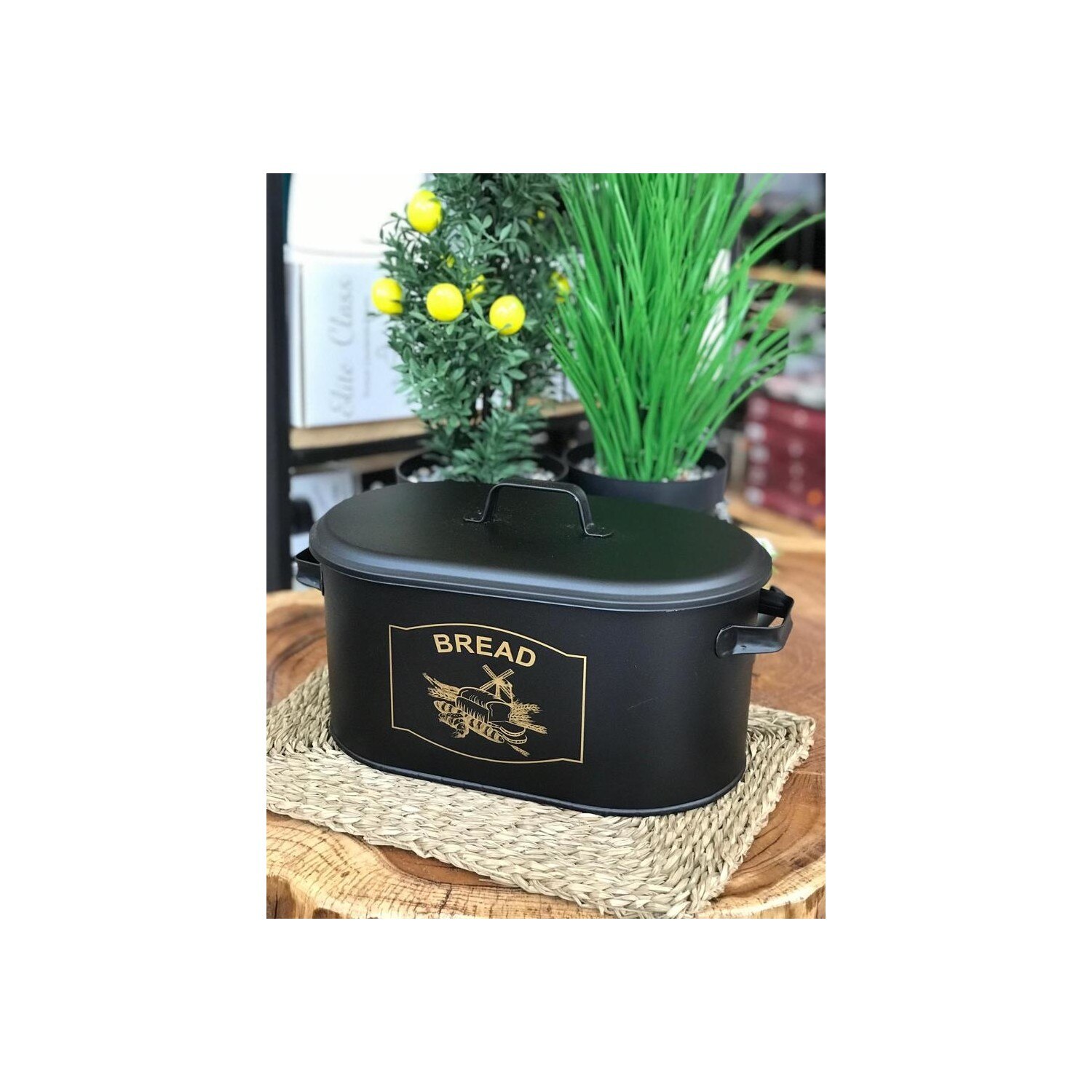 Lavin Metal Bread Box Kitchen Layout Organize Stor... – Vicedeal