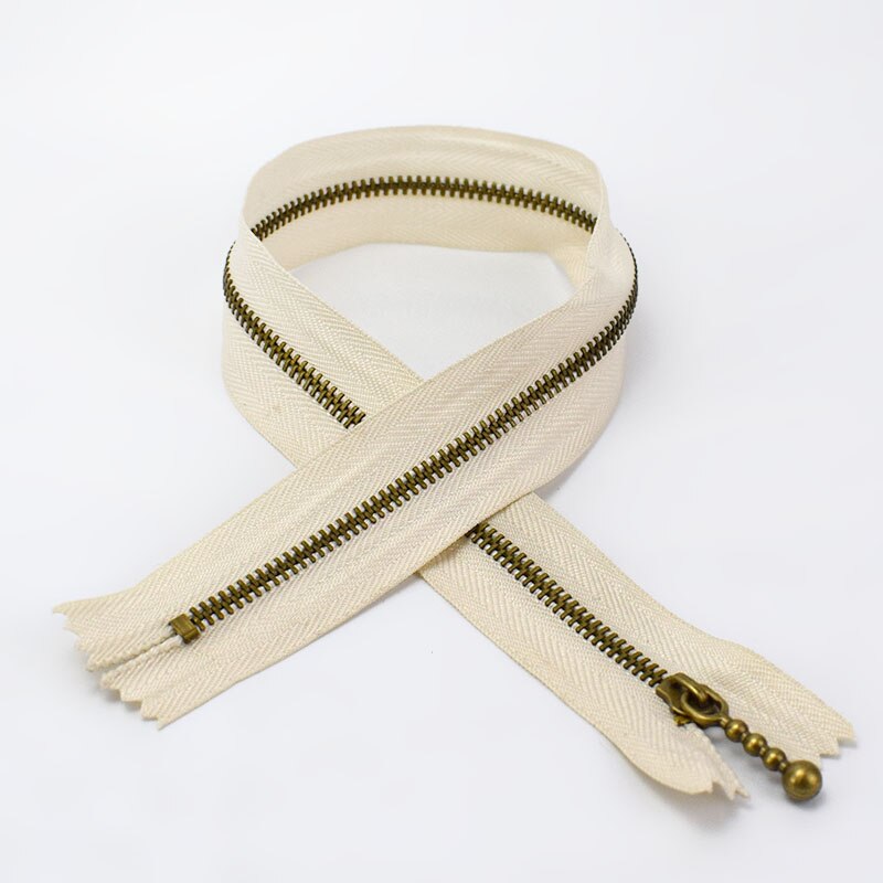 Meetee 5pcs 3# 15/20/30/40CM Metal Bronze Zipper C... – Grandado