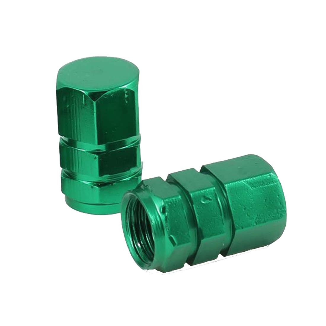 4 Pcs Car Green Alloy Hex Type Tire Wheel Stem Val... – Grandado