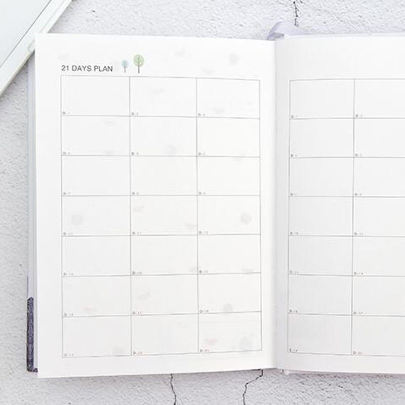 Solid Color appointment book , 365 days daily week... – Vicedeal