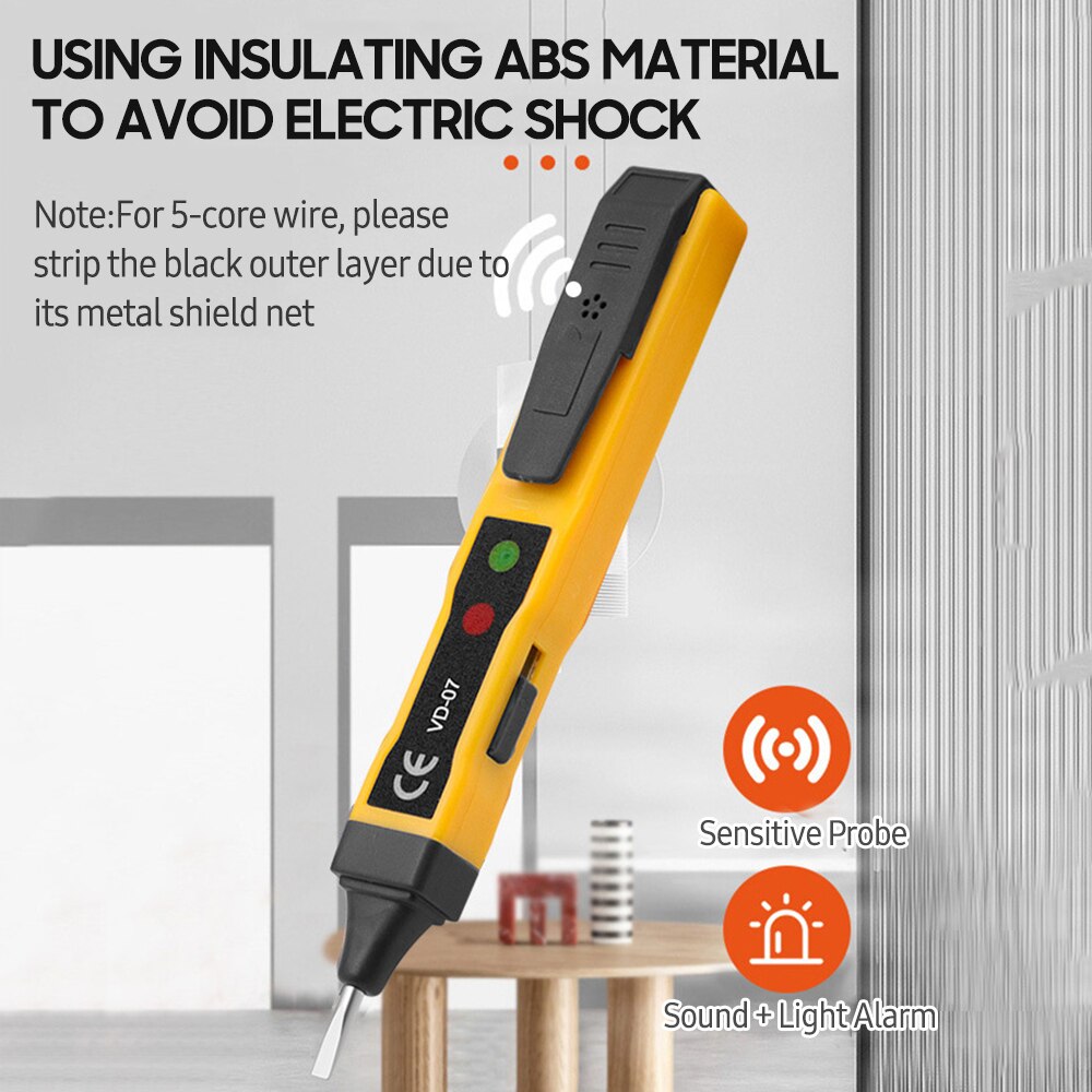 Non-contact AC Voltage Tester Pen AC 70-250V DC 25... – Vicedeal