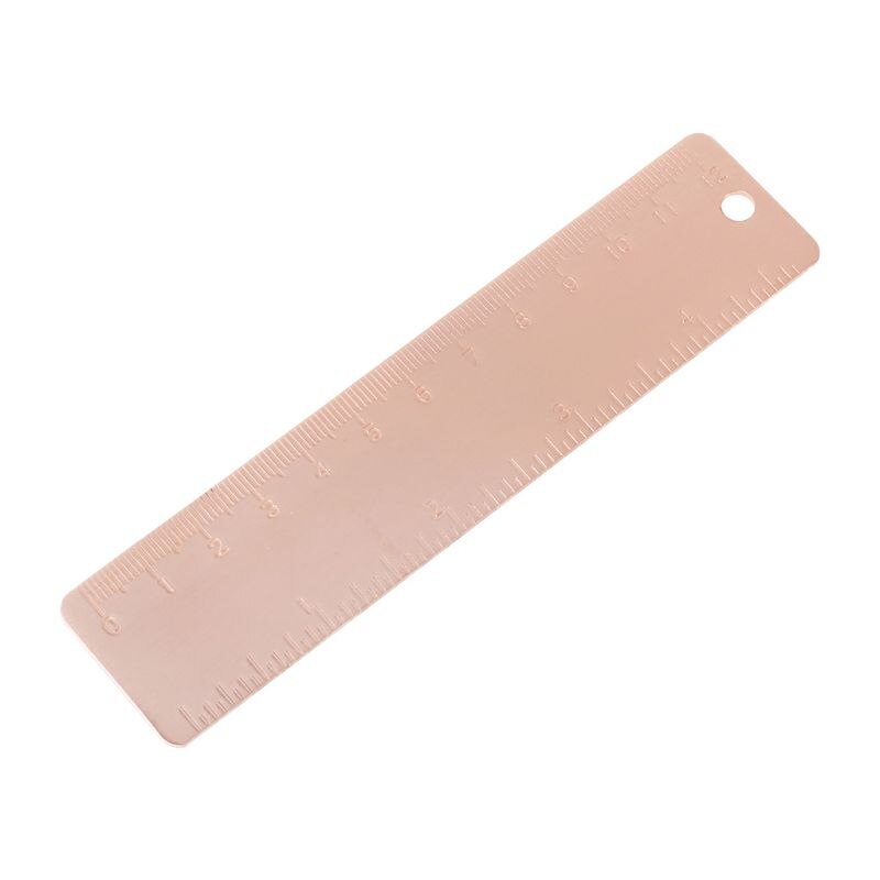 Vintage Copper Brass Straight Ruler Bookmarks Labe... – Grandado