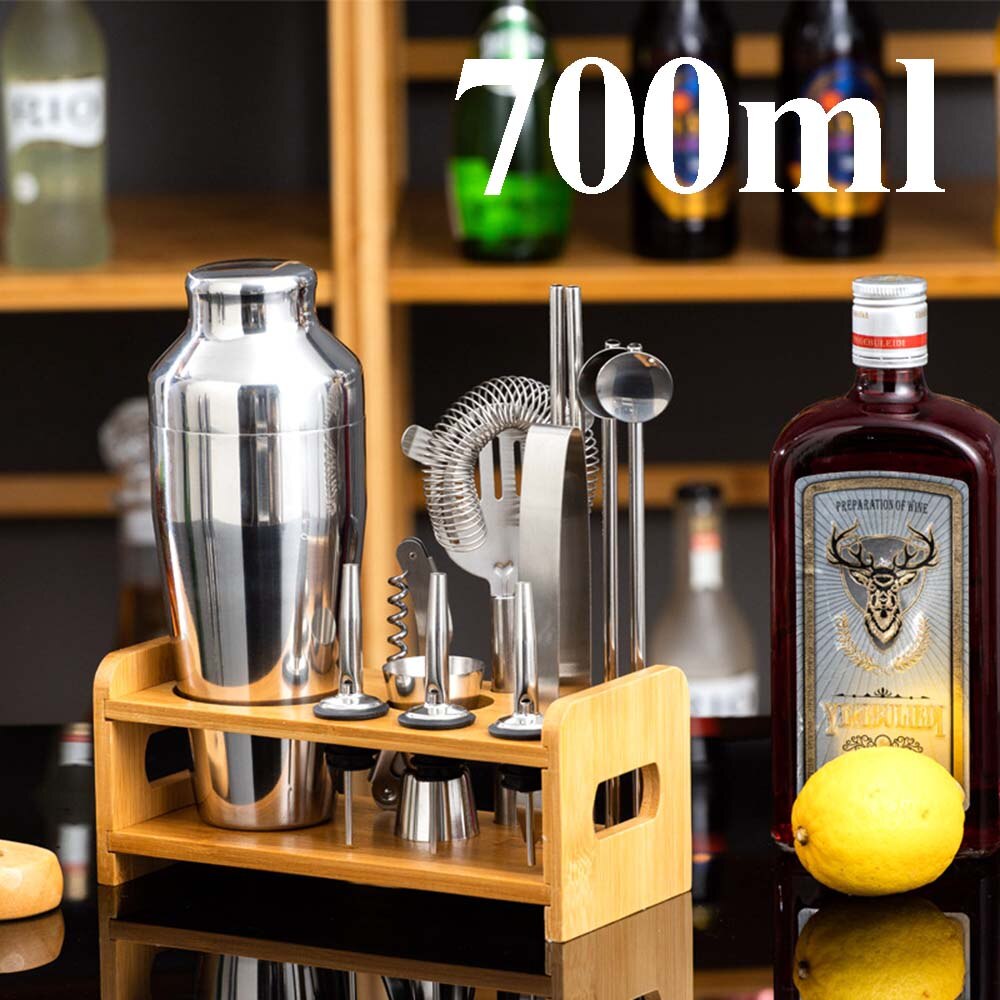 Barman Kit Roestvrij Stee Cocktail Shaker Set Met ... – Vicedeal