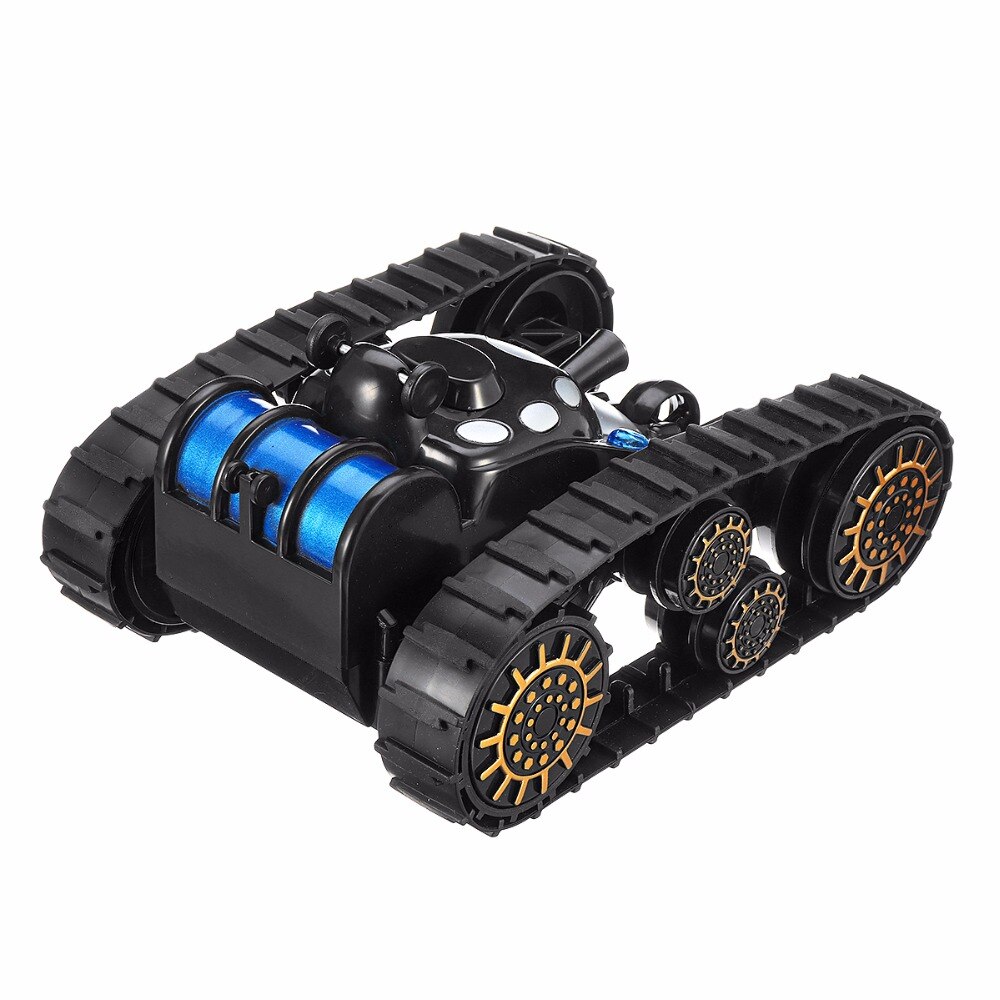 Wireless Control RC Stunt Tank Rotation Car With L... – Grandado