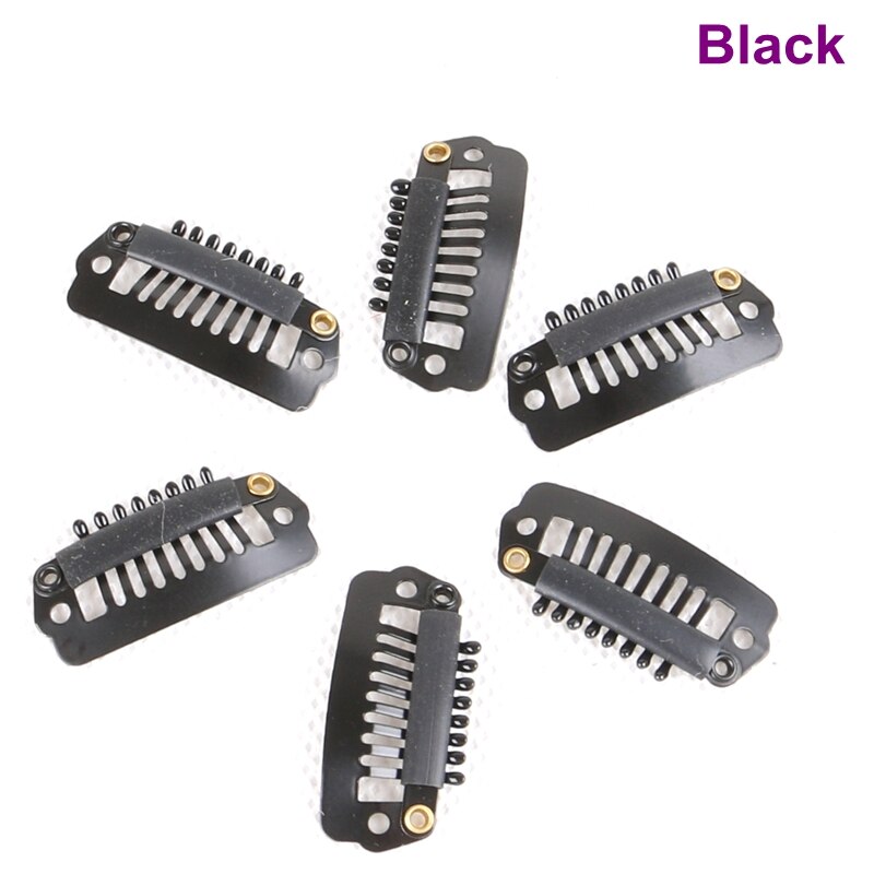 100 Pieces 28mm 8-teeth Silicone Coated Hair Exten... – Vicedeal