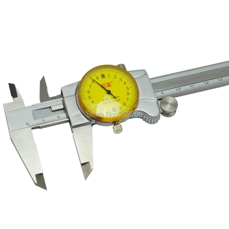 Premium Dial Caliper 0-6" 0.02MM Precision Do... – Grandado