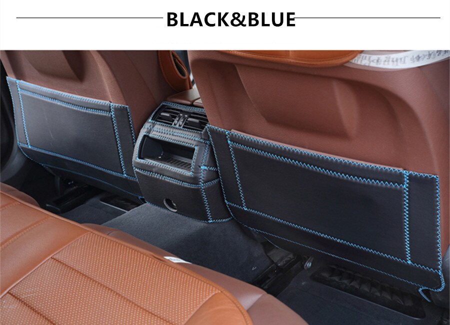 SJ Fiber leather Car Rear Seat Anti-Kick Pad Back ... – Vicedeal