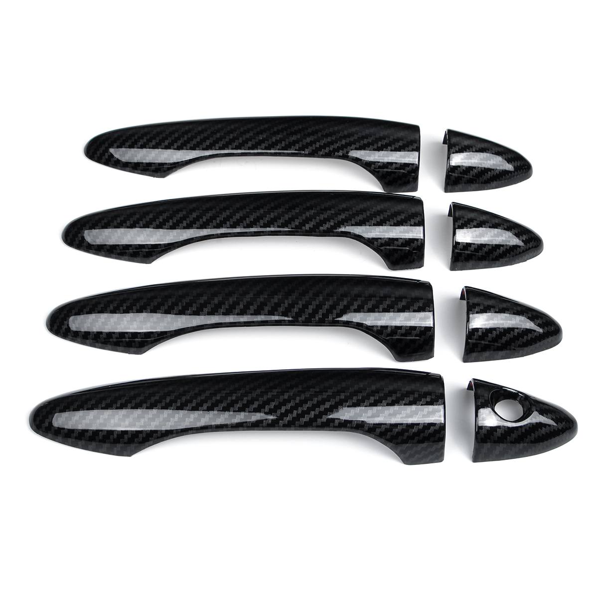 Chrome/Carbon Zwarte Auto Deurgreep Covers Trim St... – Grandado