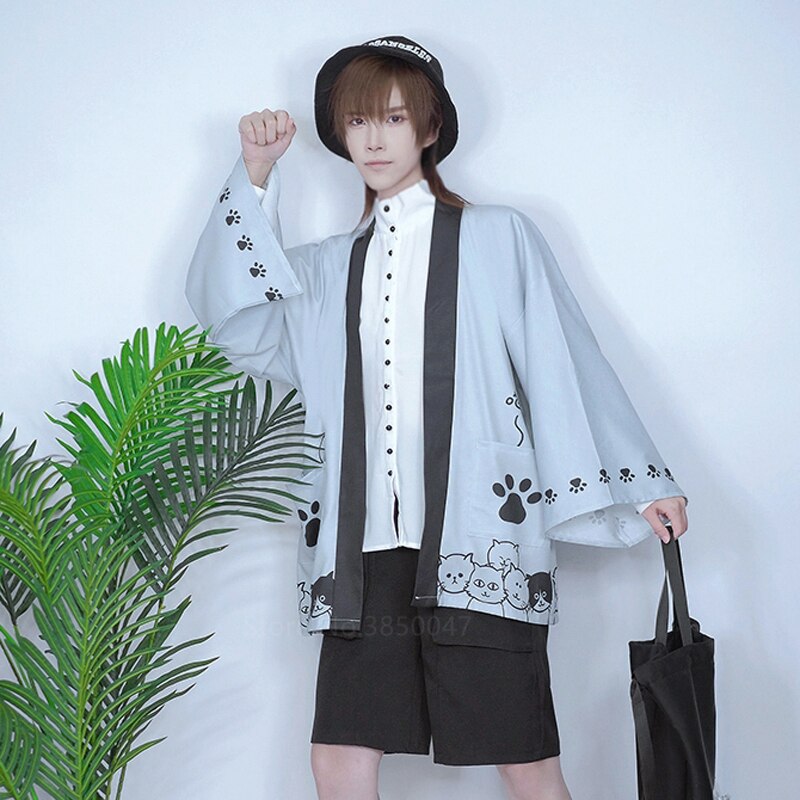 Japanese Kimono Traditional Asian Cardigan Sun Pro... – Vicedeal