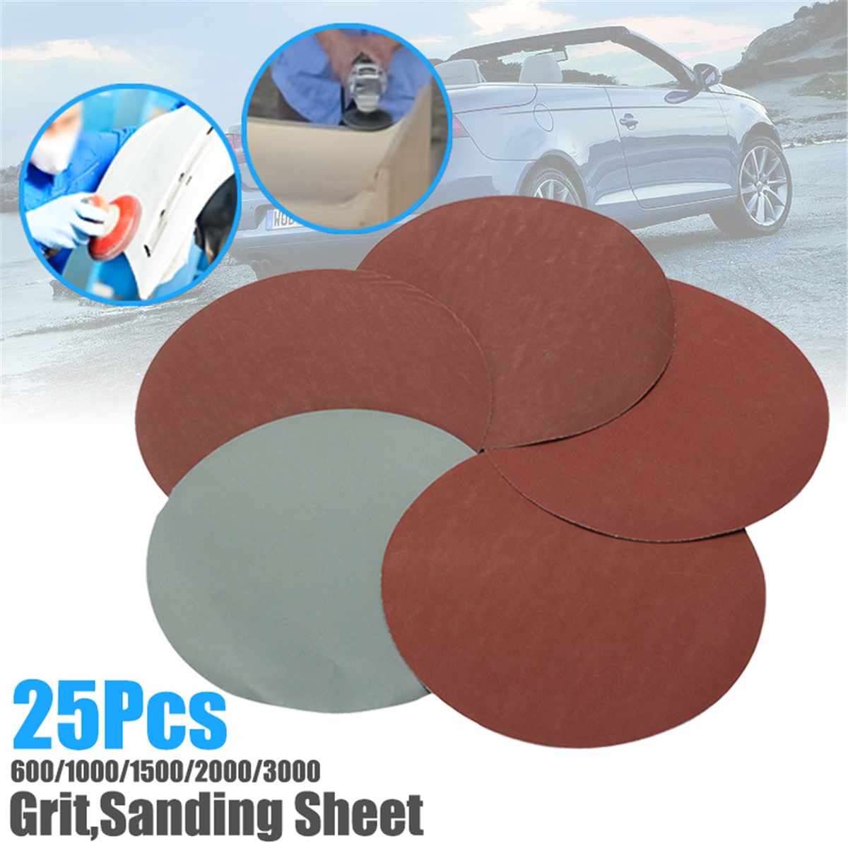 25 stk. 150mm/6 tommer 600/1000/1500/2000/3000 san... – Grandado