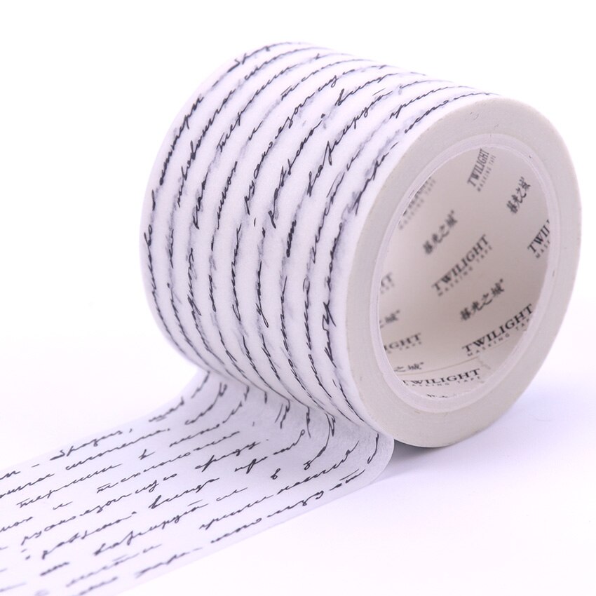 Vintage Poster Washi Tape English Letters Sticker ... – Grandado