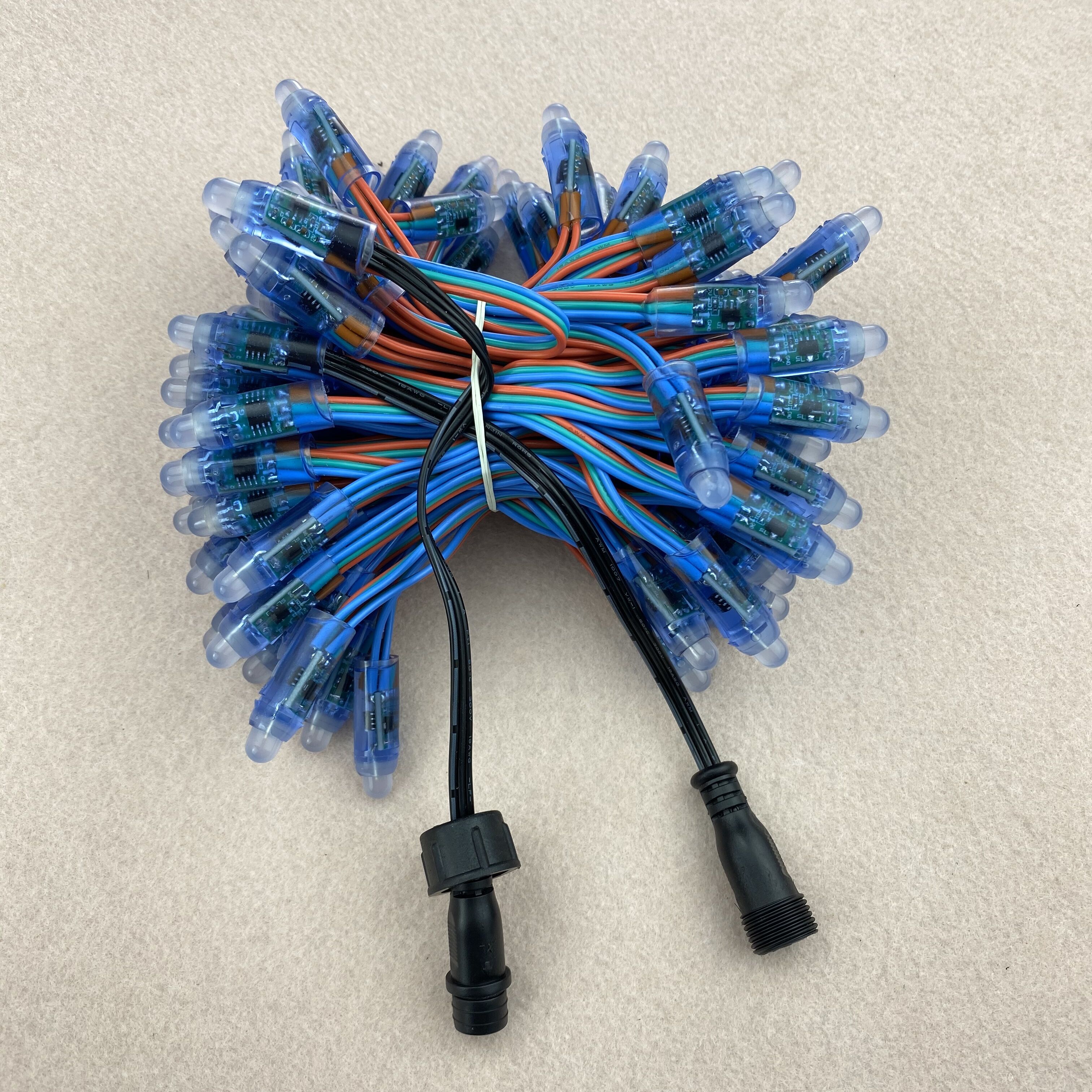 100 Stks/set Bullet DC12V Adresseerbare 12 Mm WS28... – Grandado