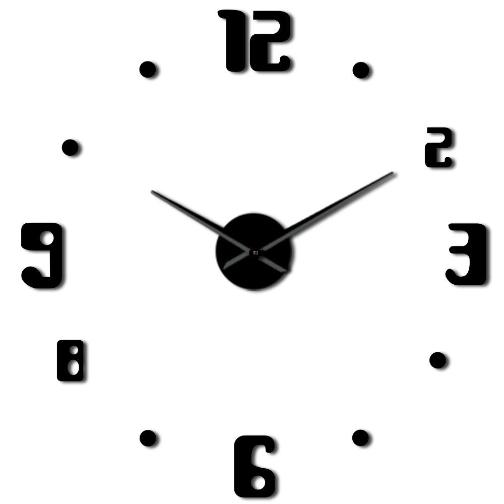 DIY Large Wall Clock Modern Quartz Clocks Wall Wat... – Vicedeal