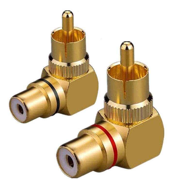 Vergulde Av Audio Splitter Plug Rca Adapter 1 Male... – Vicedeal