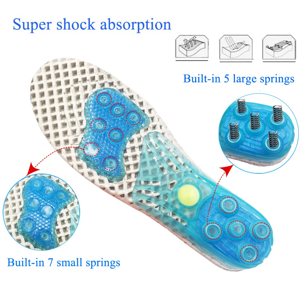 EVA spring silicone orthopedic shoes insoles for S... – Grandado