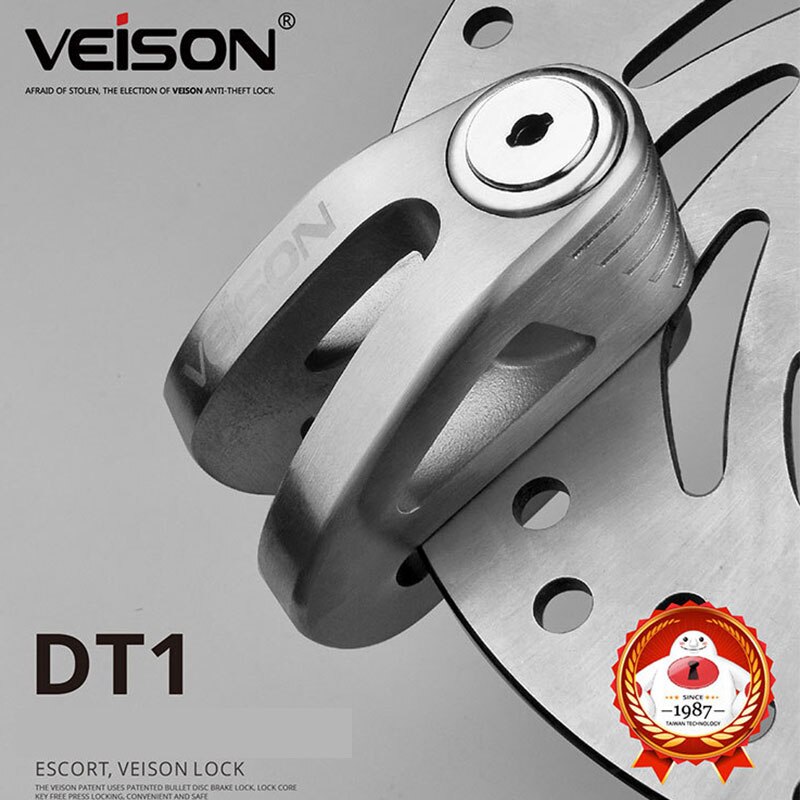 VEISON Motorcycle Lock Moto Theft Pretection Brake... – Grandado