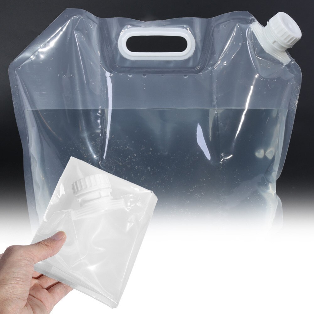10L PVC Water Bag Foldable Transparent Drinking Wa... – Grandado