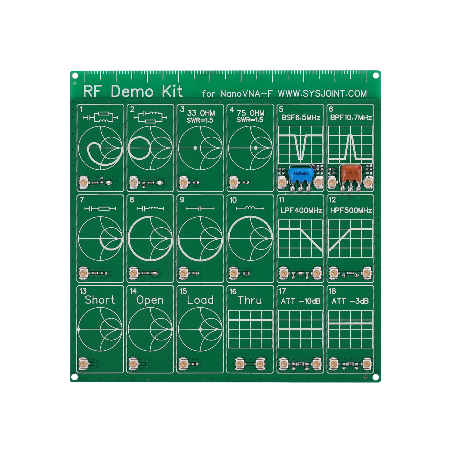 RF Demo Kit NanoVNA RF Tester Board Filter Attenua... – Grandado
