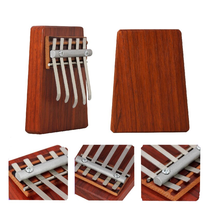 5 Key Thumb Piano Mahogany Kabalin Acacia Wood Chi... – Vicedeal