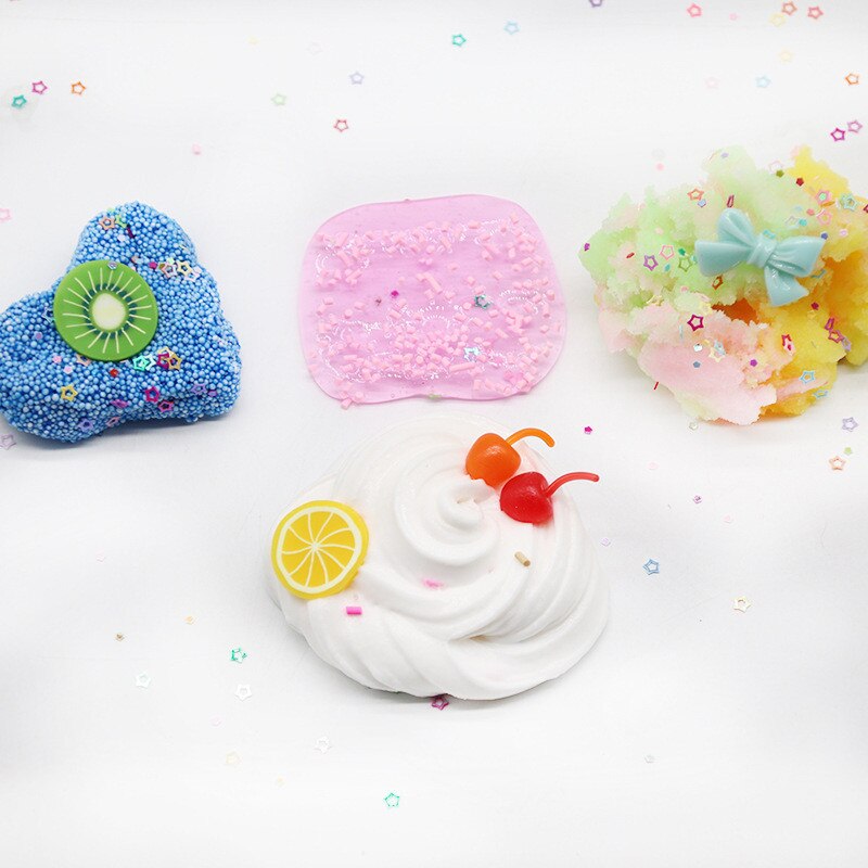 DIY Slime Fruit Kit Soft Non-Sticky Cloud Slime Sc... – Grandado
