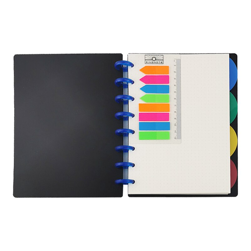 A5 Bule Loose Leaf Notebook Concise Style Notepad ... – Grandado