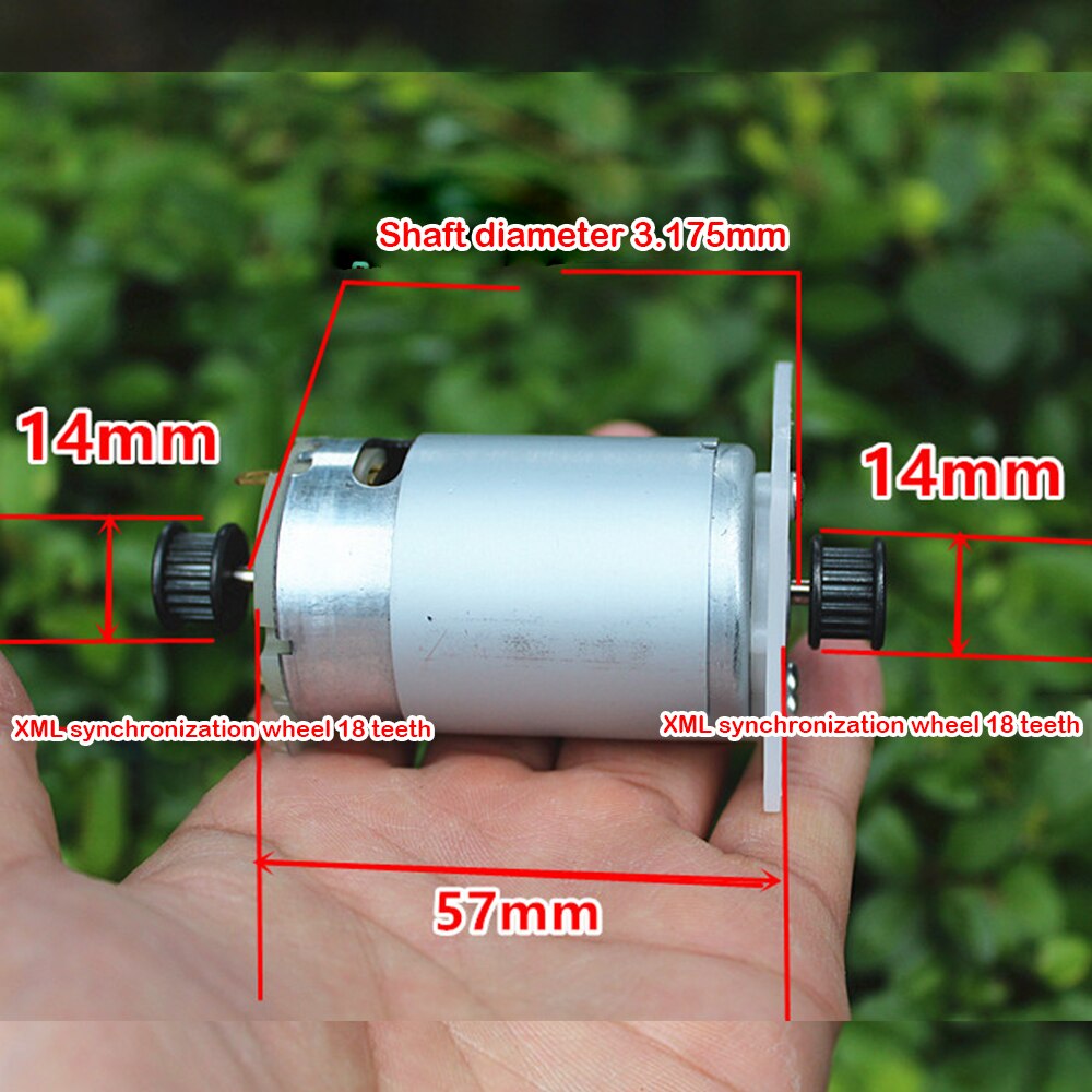 DC Motor Doppel Welle 555 Permanent Magnet Kleine ... – Vicedeal