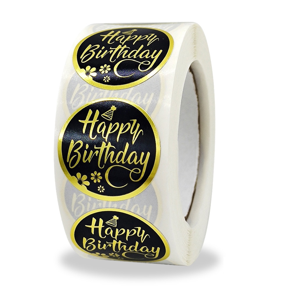 100-500pcs Envelope Sealing Stickers Happy Birthda... – Grandado
