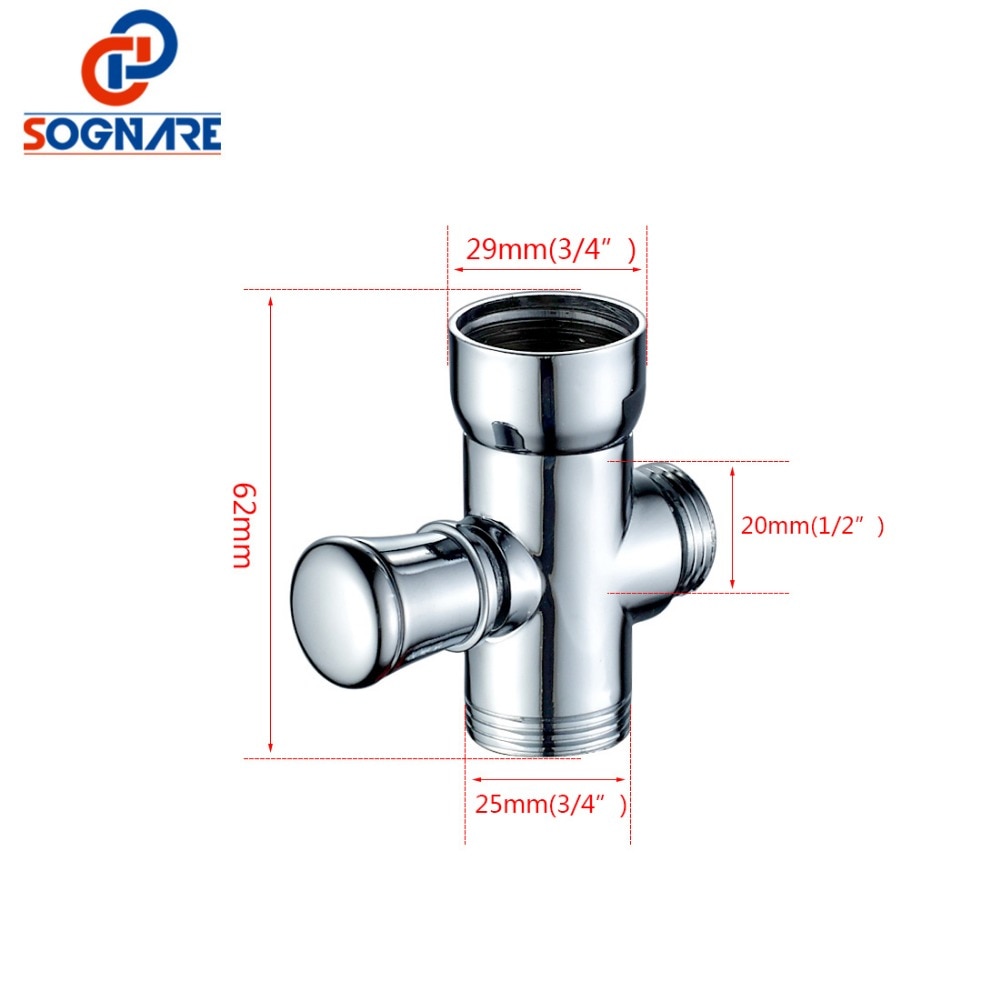 Sognare Messing 1/2 "Badkamer Douche Kraan Tee Con... – Grandado