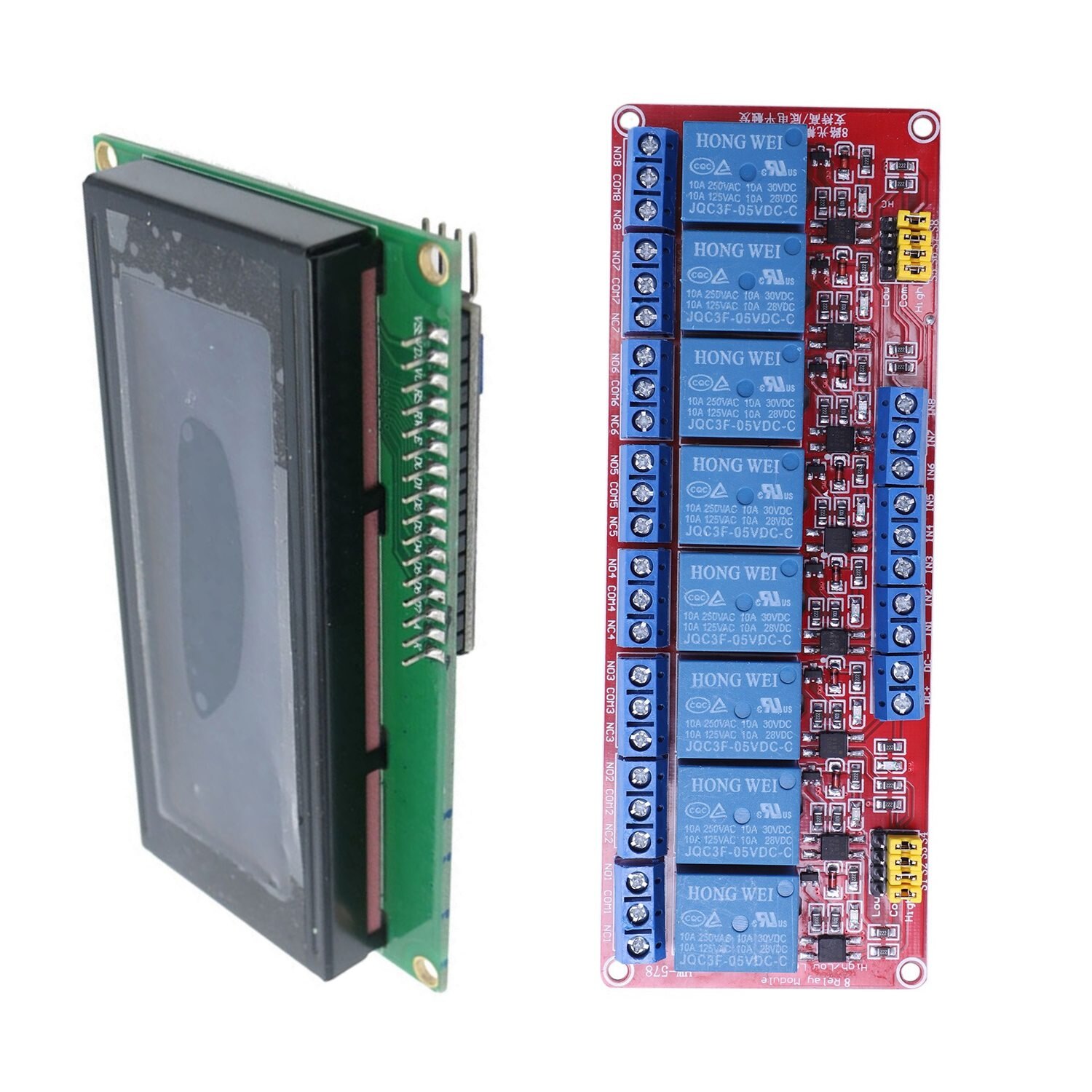 Blue Serial IIC I2C TWI 2004 20X4 Character 5V LCD... – Grandado