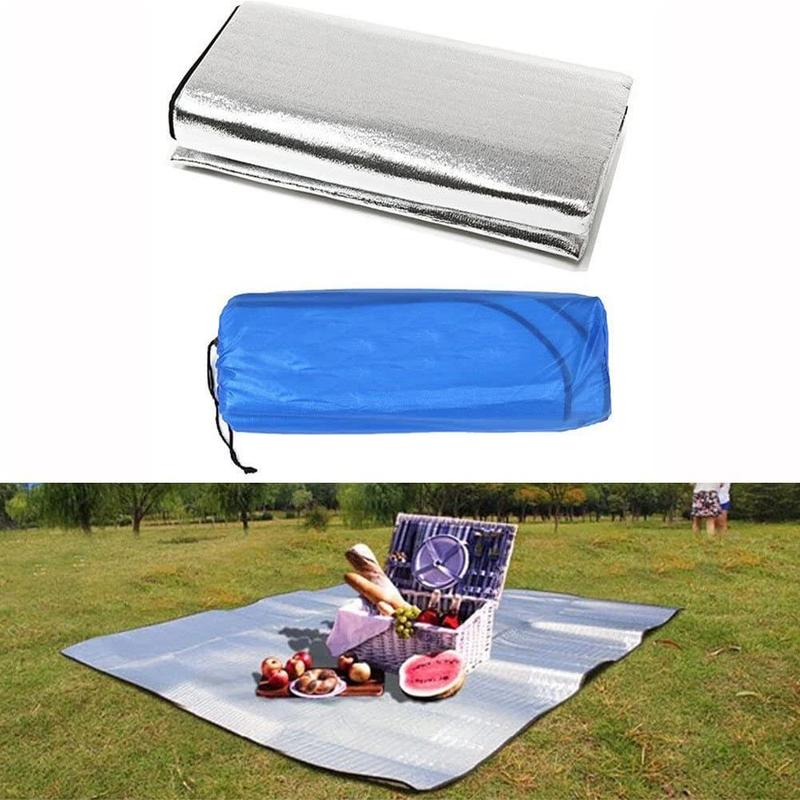 Aluminum Foil Mat Sleeping Mat for Camping 200x150... – Grandado