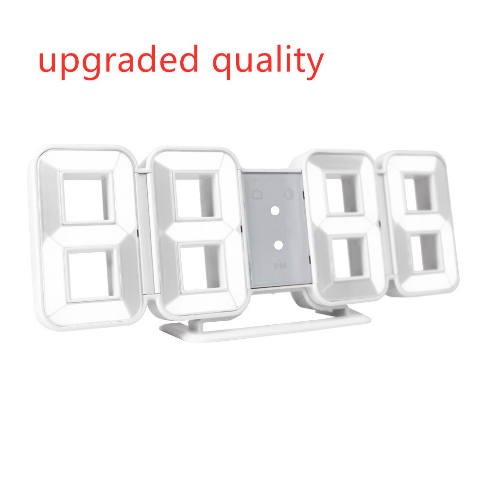 3D LED Large Time Calendar Temperature Desk Table ... – Vicedeal