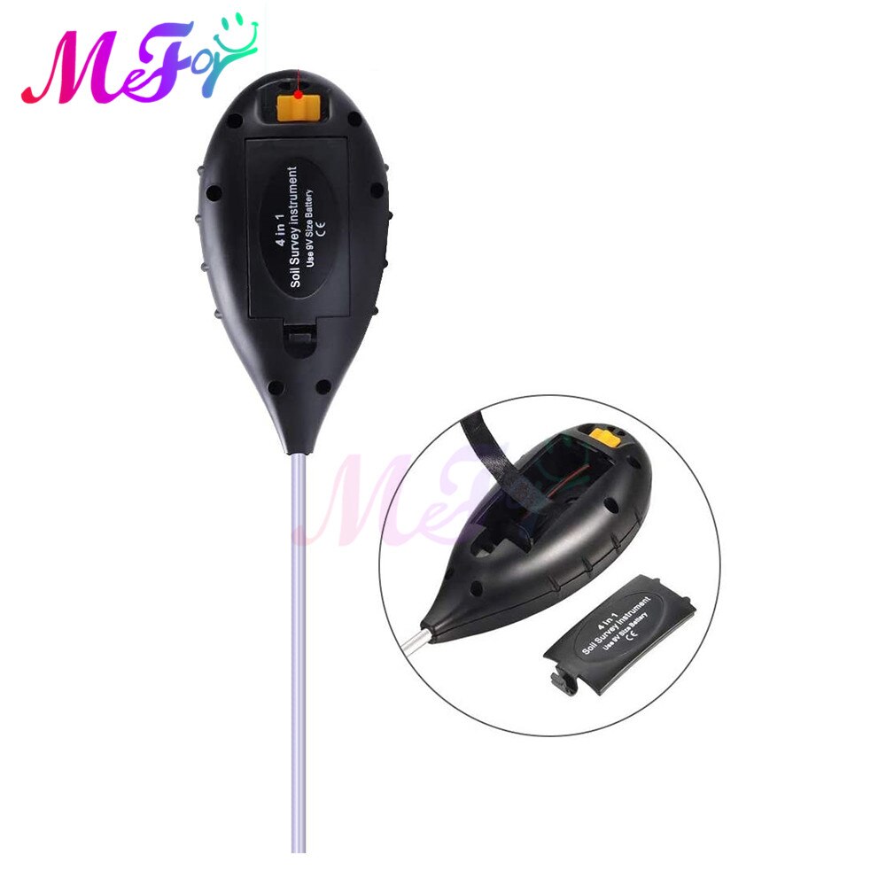 Bodem Ph Meter 4 In1 Lcd Temperatuur Solar Water V Grandado