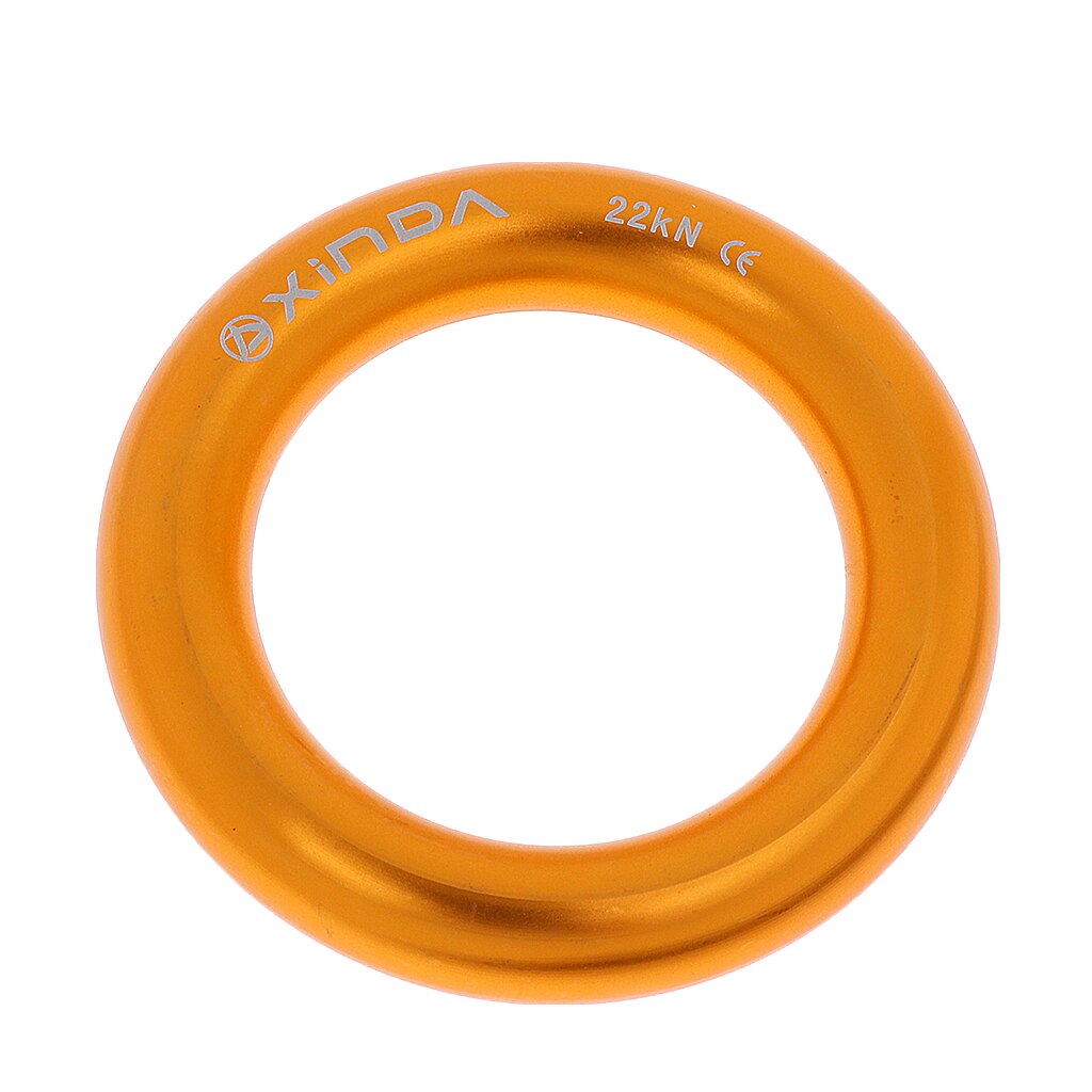 22KN Large Gold Rappel Ring Rigging Plate for Rock... – Grandado