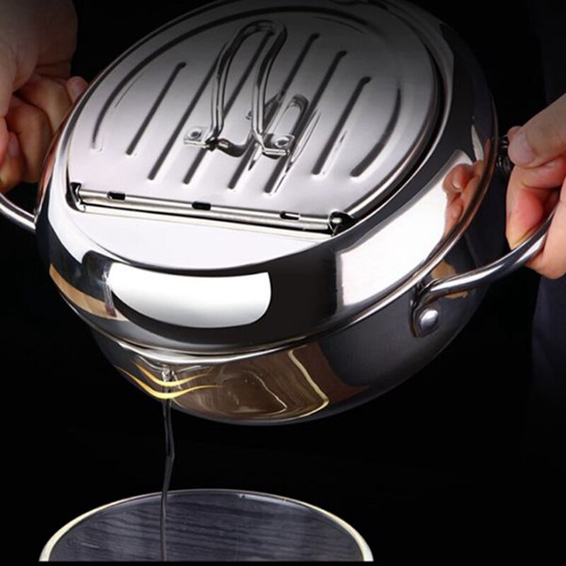 -Kitchen Deep Frying Pot Thermometer Tempura Fryer... – Grandado