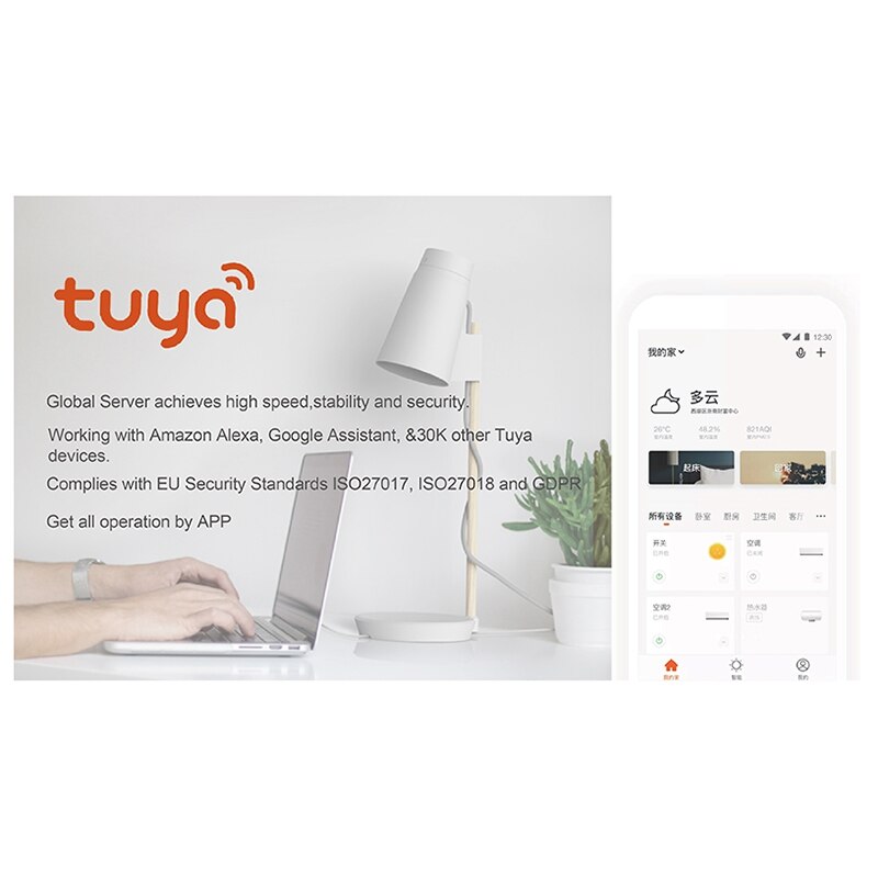 Wifi gsm hemsäkerhetslarmsystem tuya smart inbrott... – Vicedeal