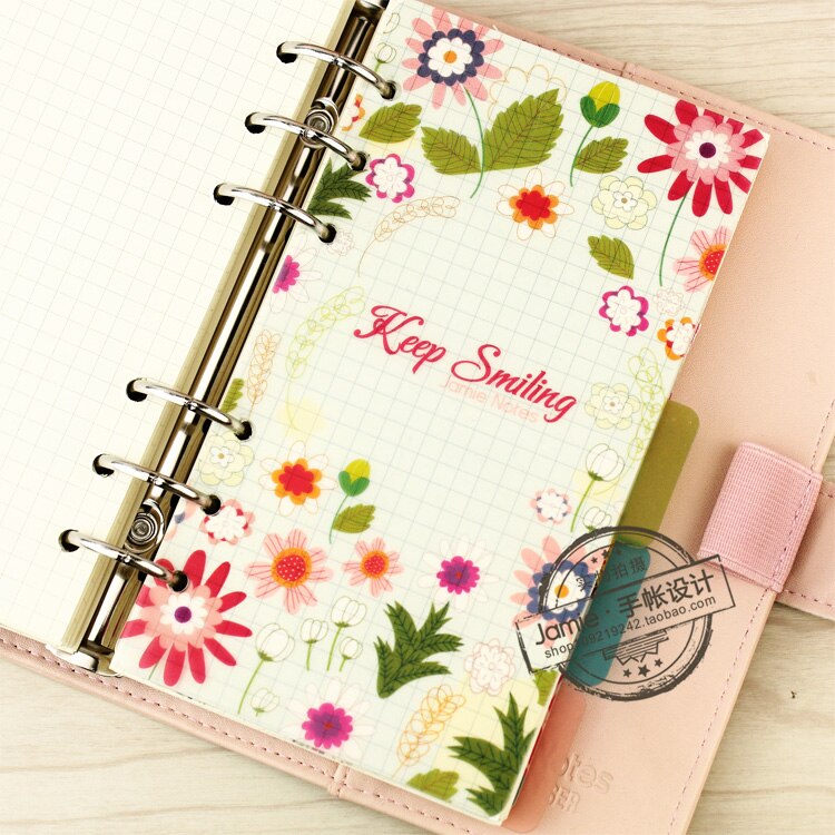 A5 A6 A7 Spiral Notebook Loose Leaf Transparent PP... – Grandado
