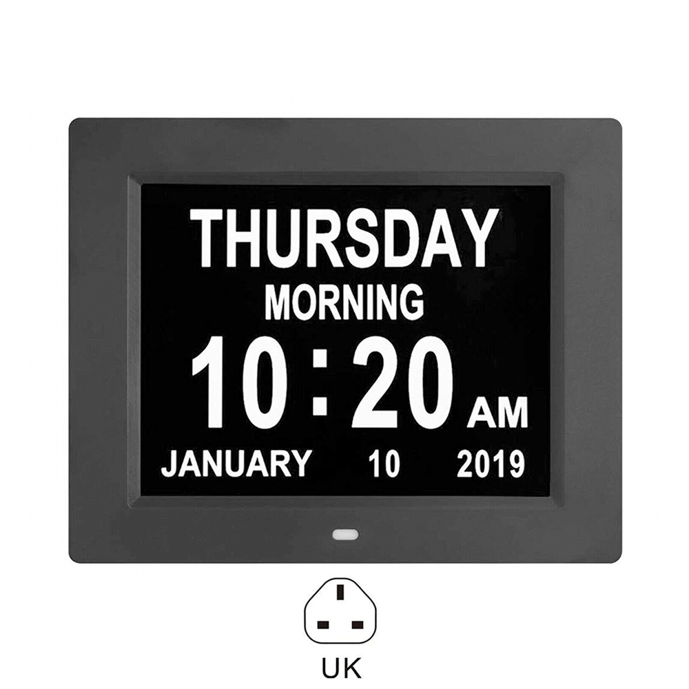 7 " 8 Languages Digital Day Clock LED Calenda... – Vicedeal